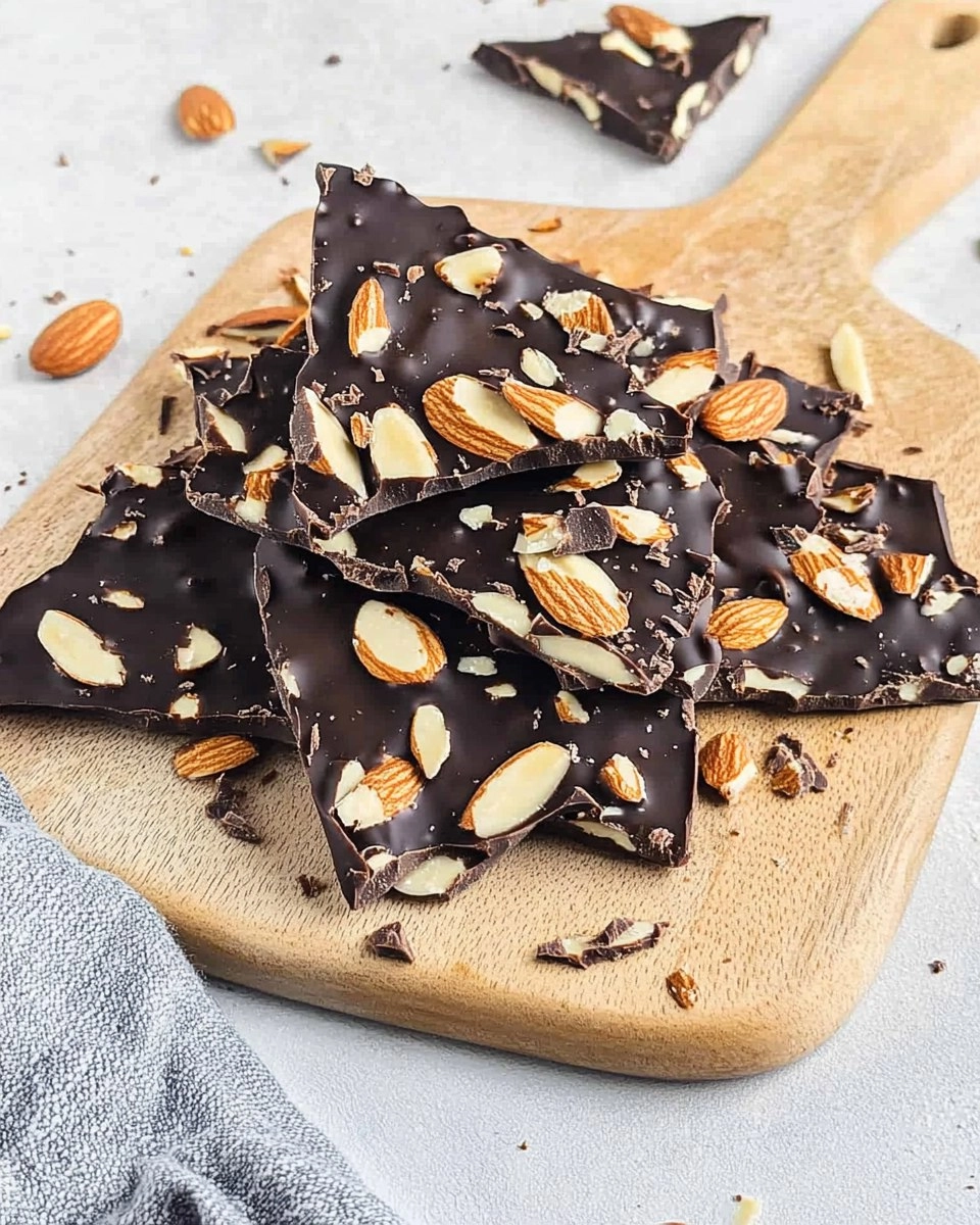 Dark Chocolate Almond Bark Recipe